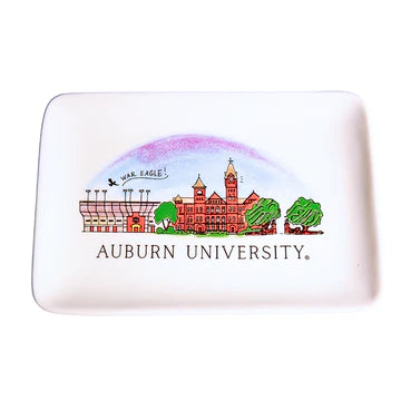 Auburn Skyline Ceramic Trinket Tray – Auburn Art