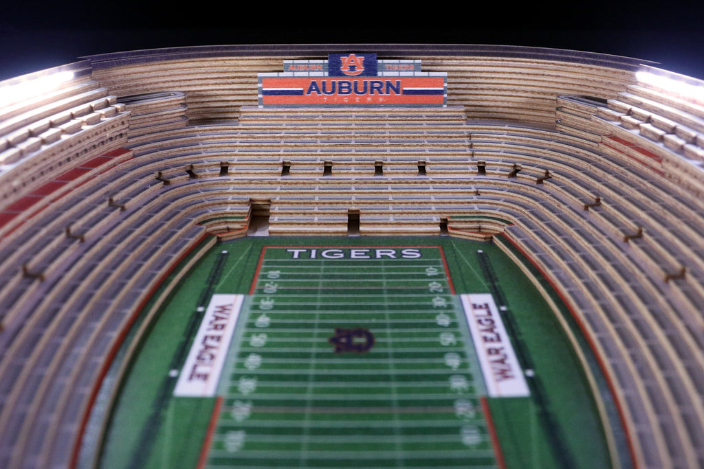 Auburn Stadium View Lighted End Table – Auburn Art